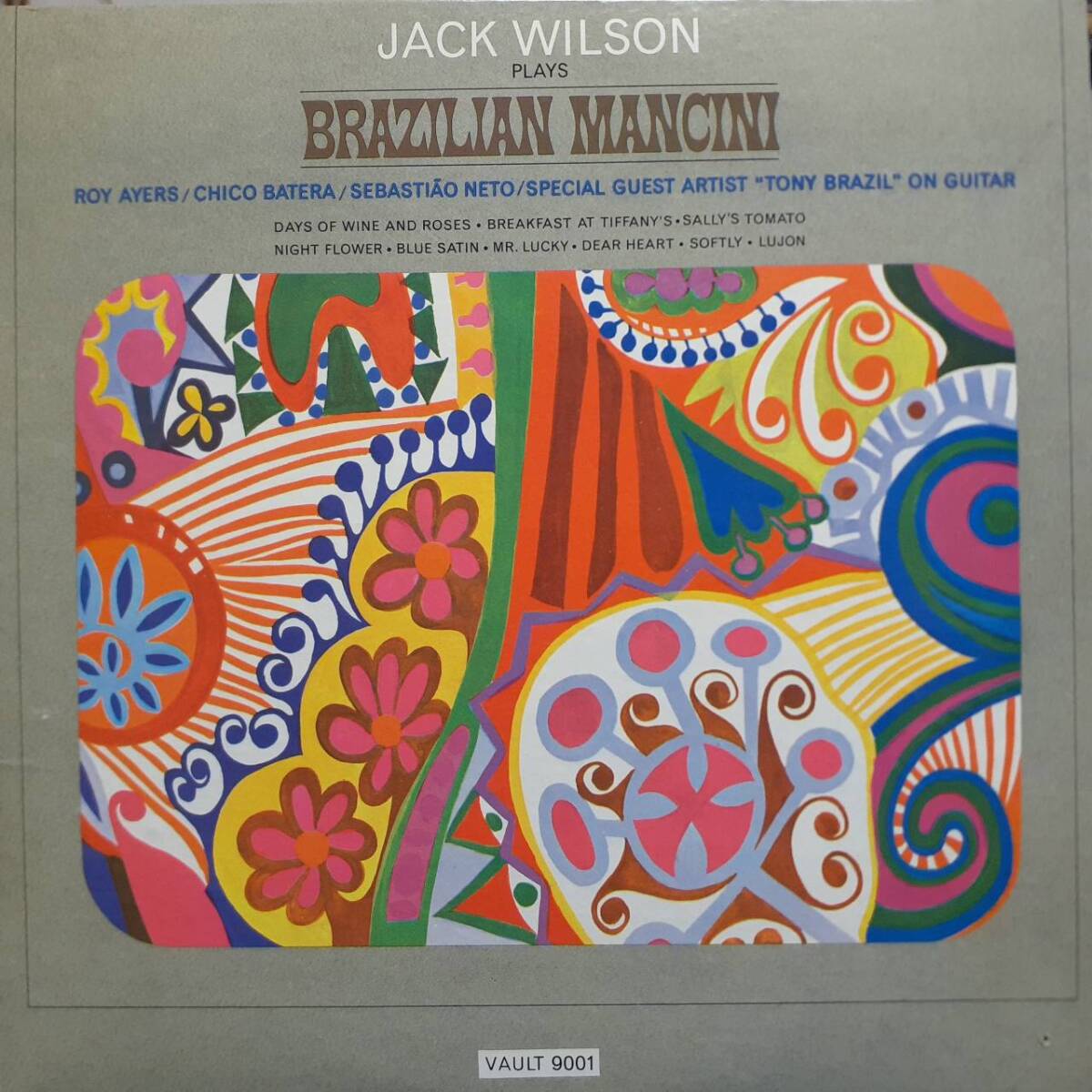 Antonio Carlos Jobim参加 米VAULTオリジLP MONO深溝 Jack Wilson / Plays Brazilian ...