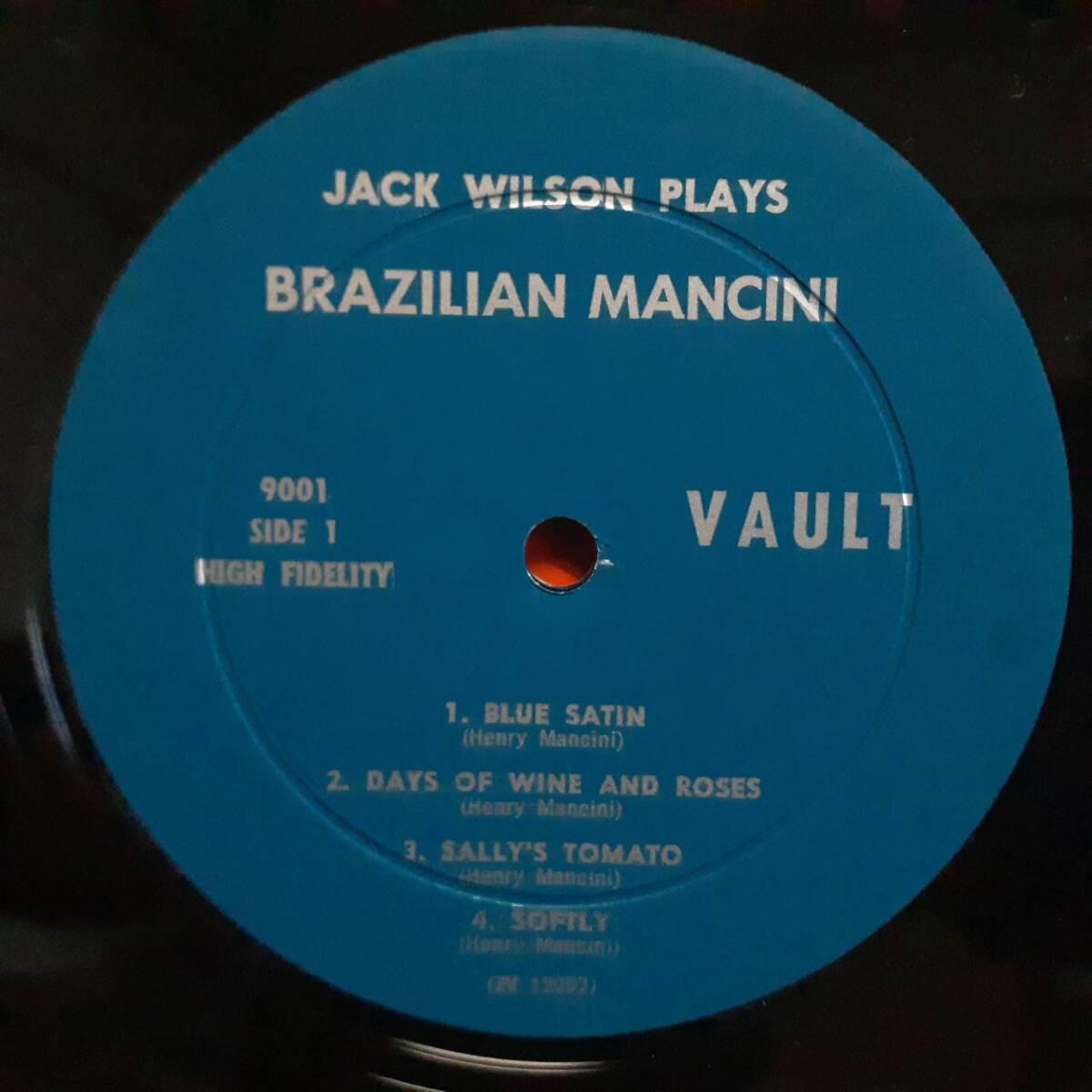 Antonio Carlos Jobim参加 米VAULTオリジLP MONO深溝 Jack Wilson / Plays Brazilian ...