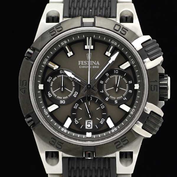1円 FESTINA クロノバイク SS/ラバー メンズ F16775 クォーツ(その他)｜売買されたオークション情報、yahooの商品情報を ...