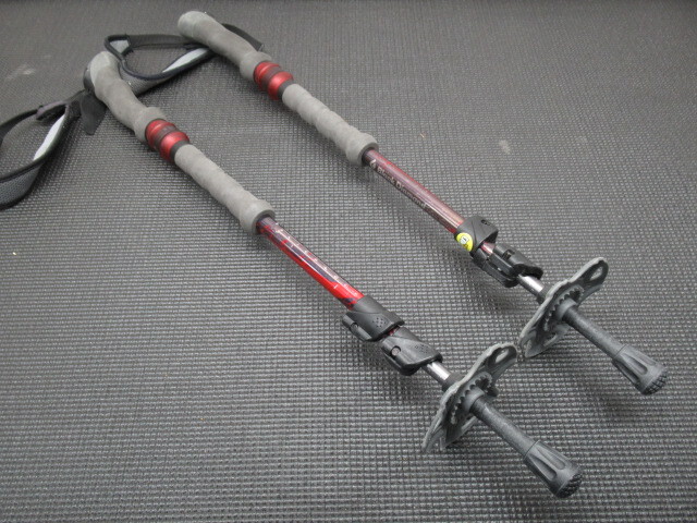 Black Diamond/ブラックダイヤモンド トレッキングポール/ステッキ 2本セット FLICKLOCK 約125cm 登山 管理 ...