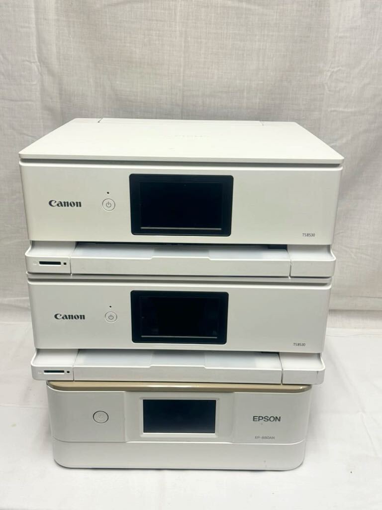 EPSON Canonプリンター3点セット EP-880AN TS8530(エプソン)｜売買されたオークション情報、yahooの商品情報を ...