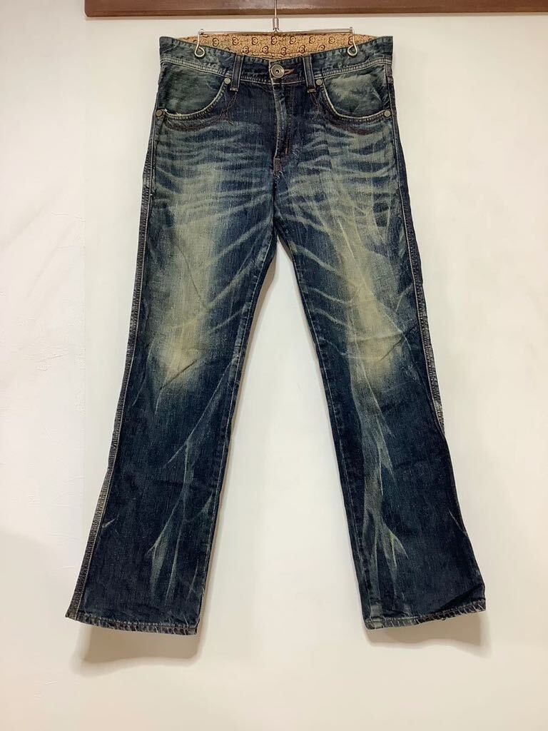 J-1256 EDWIN BLUE TRIP エドウィン BTF503 デニムパンツ W34 ユーズド加工 ブーツカット ジーンズ ジーパン 日本製(W34)｜売買されたオークション情報 ...