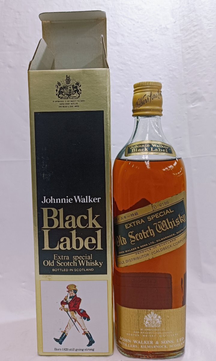 未開栓 箱あり Johnnie Walker エクストラスペシャル Black Label EXTRA SPECIAL OLD SCOTCH ...