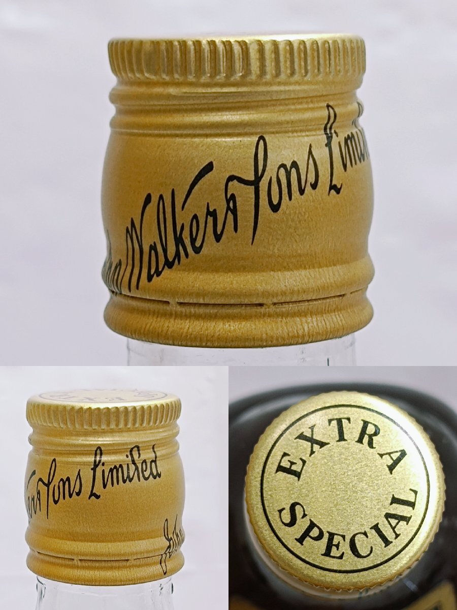未開栓 箱あり Johnnie Walker エクストラスペシャル Black Label EXTRA SPECIAL OLD SCOTCH ...
