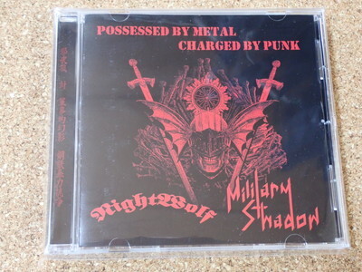 MILITARY SHADOW + NIGHTWOLF Split CD EXECUTE GASTUNK ZOUO GISM PUNK ...