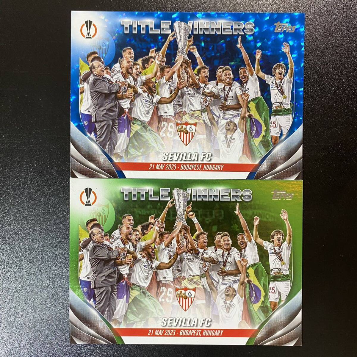 2023-24 Topps UEFA Club Competitions Sevilla FC Title Winners 2枚セット ...