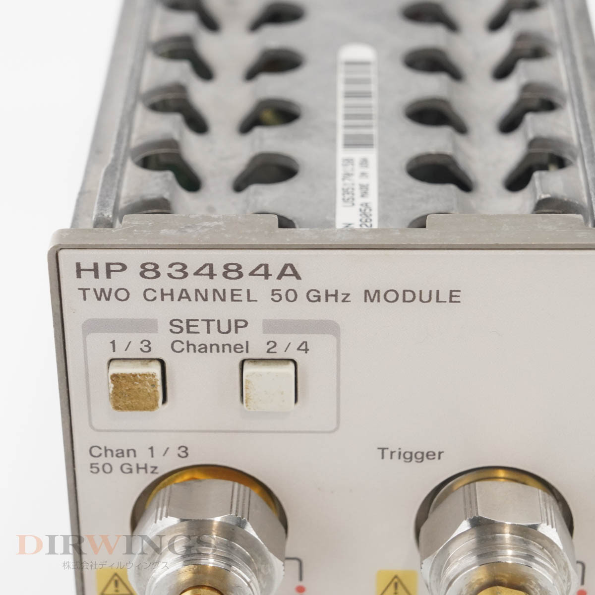 DW 8日保証 83484A hp Agilent アジレント Keysight キーサイト TWO CHANNEL 50GHz ...