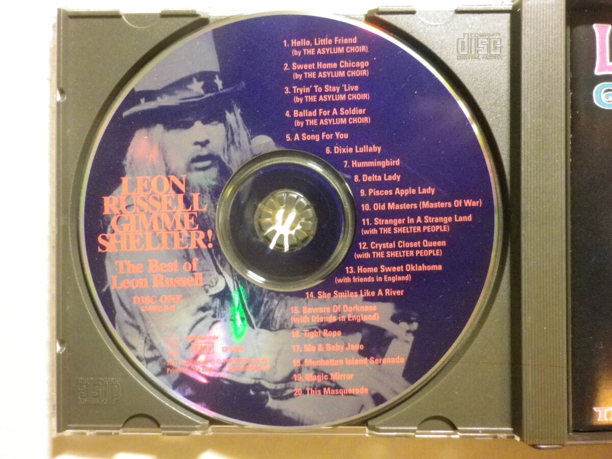 Leon Russell/Gimme Shelter The Best Of Leon Russell 1996 EMI Records E2-52644 USA盤 2CD A Song ...
