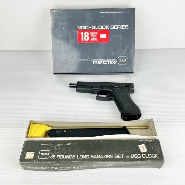現状品 MGC/GLOCK 18/グロック18/GLOCK SERIES/ロングマガジンセット/ガスガン/GH06E14TG005(ガスガン)｜売買されたオークション情報、yahooの商品情報 ...