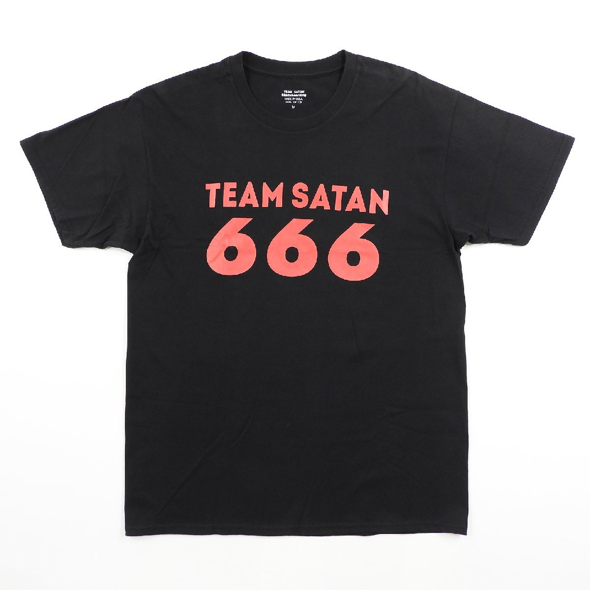 品 TEAM SATAN 666 チームサタン Tシャツ Size M #21115 アメカジ カジュアル Tee(文字、ロゴ)｜売買されたオークション情報、yahooの商品情報をアーカイブ ...