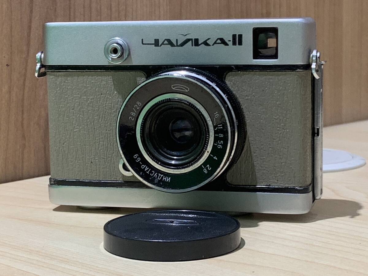 2 Belomo Minsk Chaika II Чайка-ⅡIndustar-69 28/28 旧ソ連製フィルムカメラ チャイカ 動作未 ...