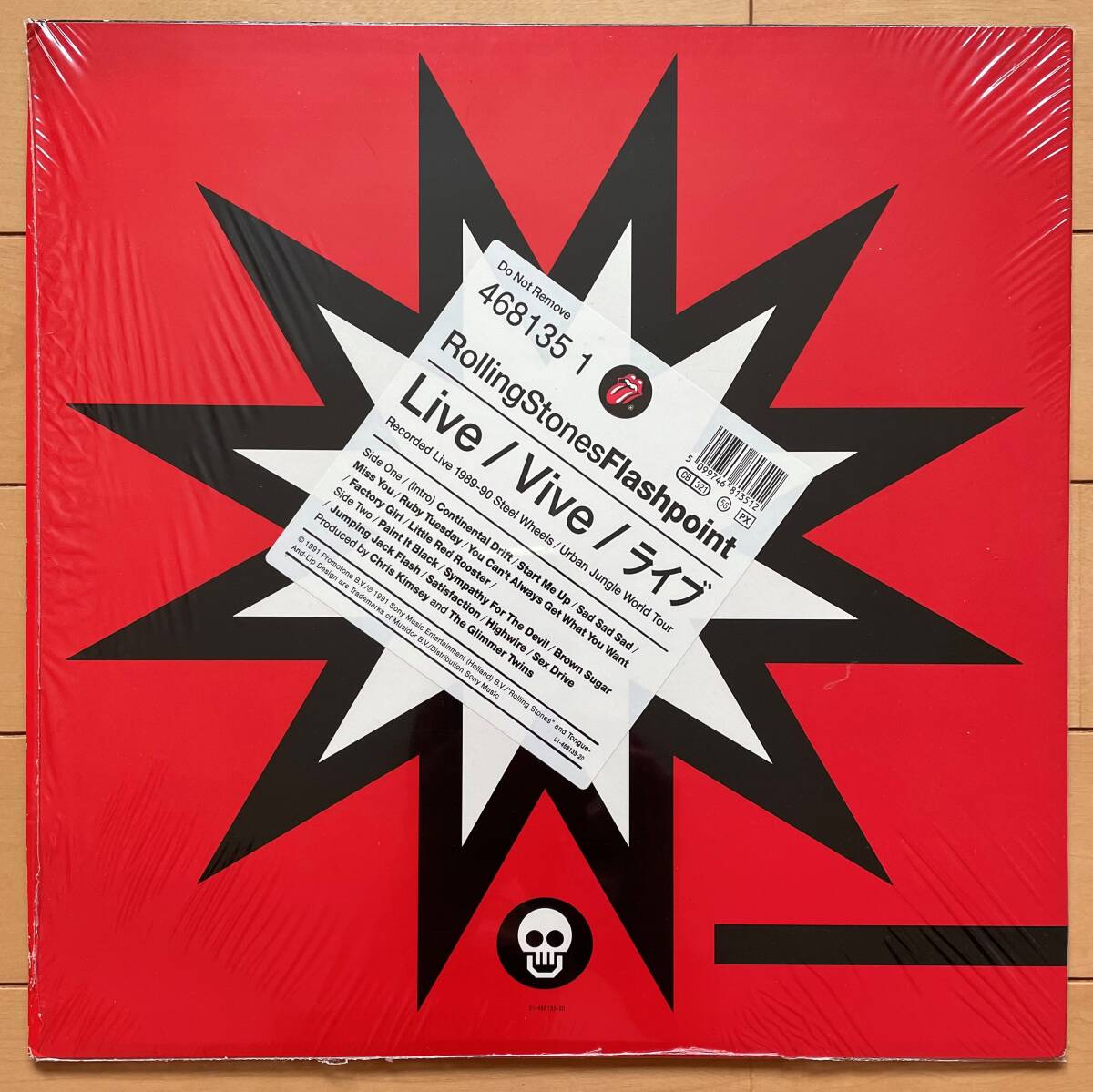 EU盤 12Pブック レット付 The Rolling Stones - Flashpoint 89-90 LIVE Steel Wheels/Urban Jungle キースリチャーズ ...