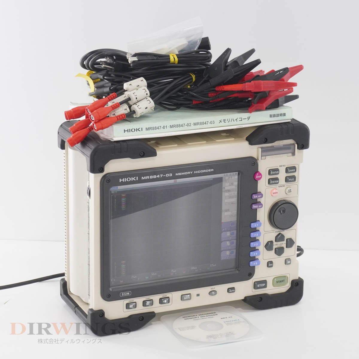 DW 8日保証 05/2023CAL MR8847-03 MR8847 HIOKI MEMORY HiCORDER 8966 4 L9197 ...