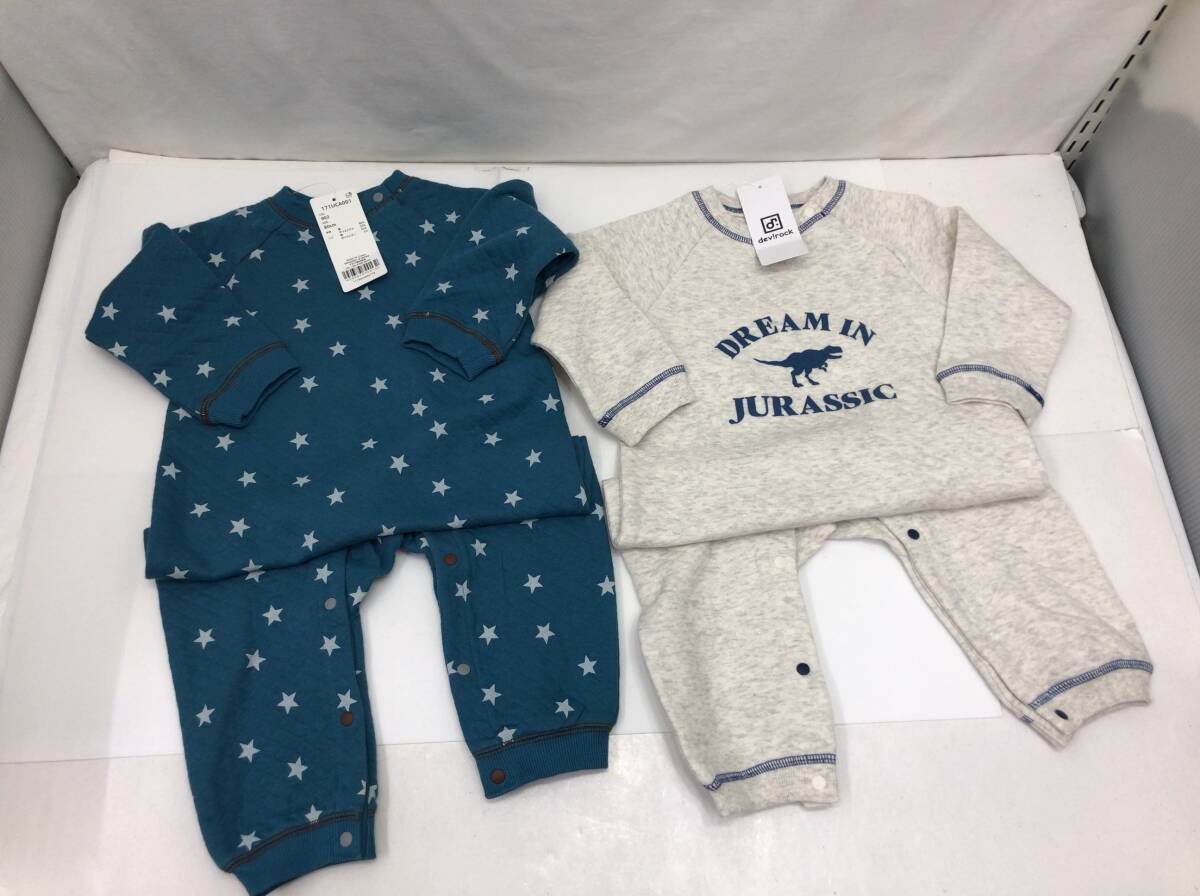 デビロック devirock ベビー服 セット 80cm ロンパース ブルー グレー 24071701(80（75～84cm）)｜売買されたオークション情報、yahooの商品情報をアーカイブ ...