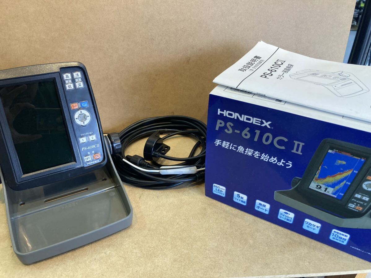 1円スタート HONDEX ホンデックス PS-610C2 魚群探知機 5型ワイド 魚探 ワカサギモード搭載 品(モニター5型～)｜売買された ...