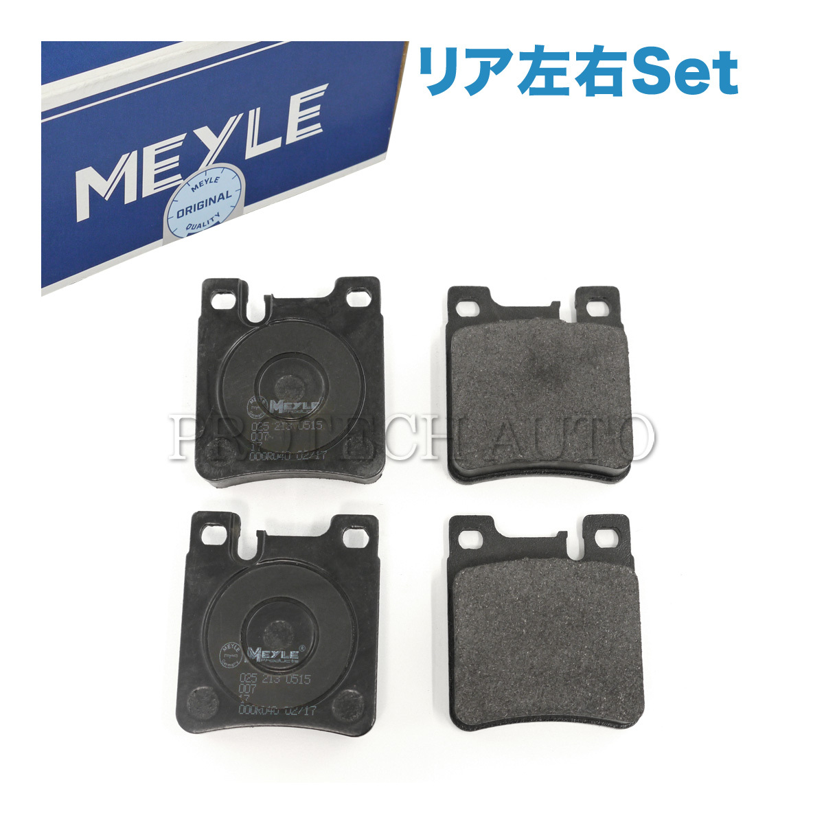 MEYLE製 ベンツ W203C140 リア/リヤ ブレーキパッド 左右セット 0024201620 0024208020 ...