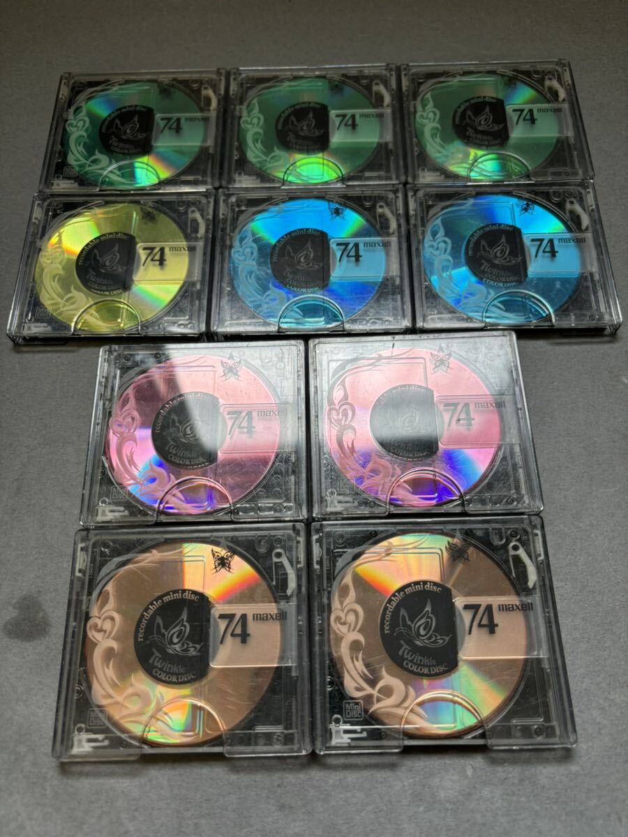 MD ミニディスク minidisc 初期化済 マクセル maxell Twinkle 74 10枚セット(記録媒体)｜売買されたオークション ...