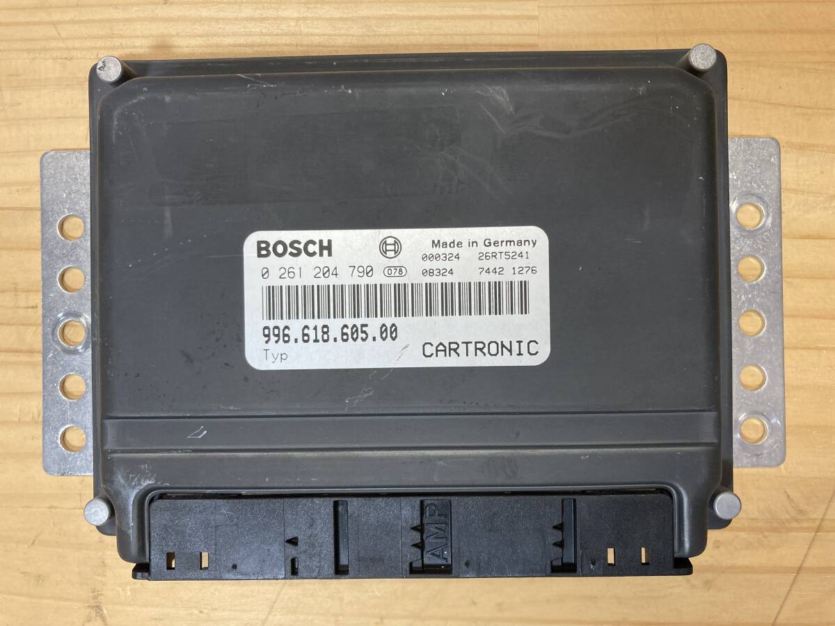 ポルシェ986ボクスターS 3.2 6M/T用 エンジンコンピュータ ECU 996.618.605.00 BOSCH No.0 261 ...