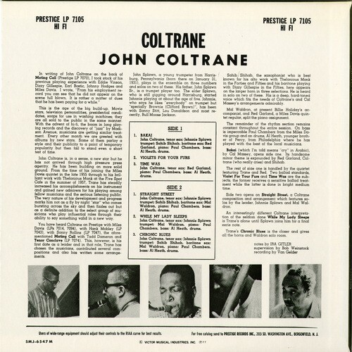LP JOHN COLTRANE COLTRAINE PRESTIGE SMJ-6547 M(ジャズ一般)｜売買されたオークション情報 ...