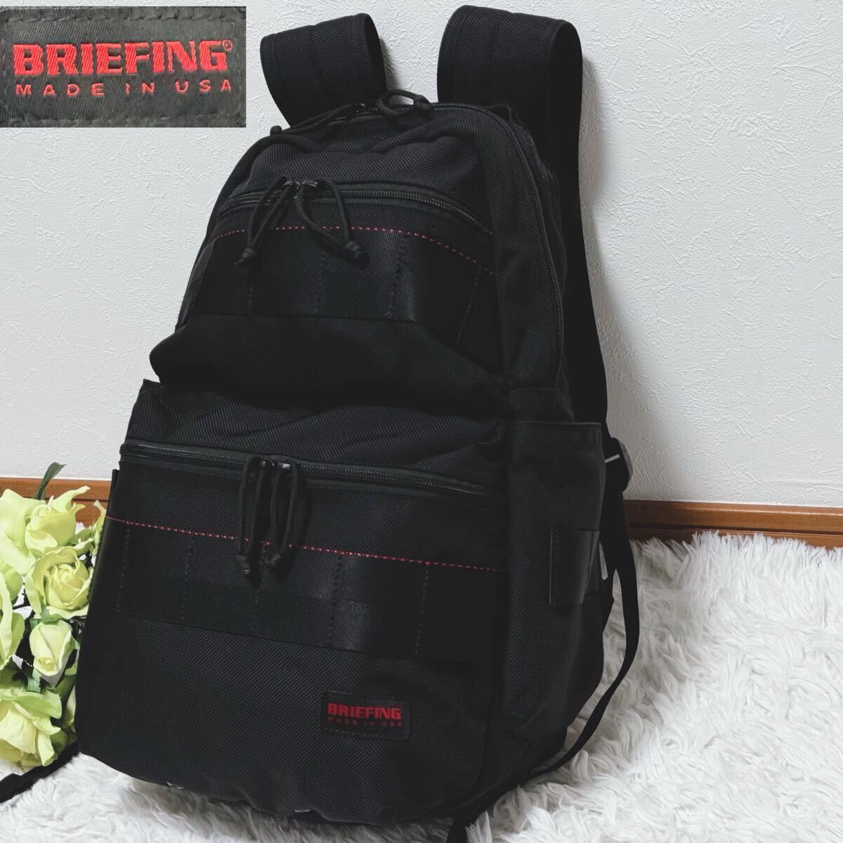 BRIEFING ブリーフィング ATTACK PACK リュック バックパック デイパック ブラック 黒 made in USA ...