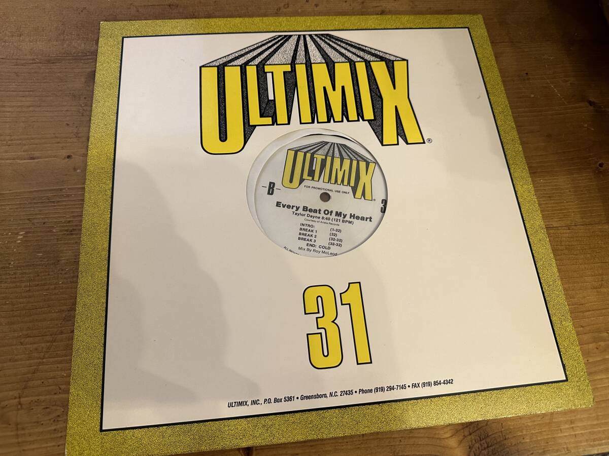12” Ultimix 31 / ユーロ ヴォーカル ハウス クラシック Technotronic / Pump Up The Jam ...