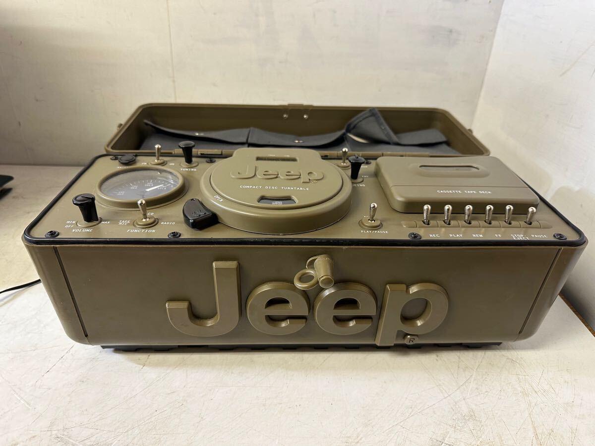 現状品 TELEMANIA Jeep ジープ CDラジカセ WPSS-1A ジャンク品(ラジカセ)｜売買されたオークション情報、yahooの ...