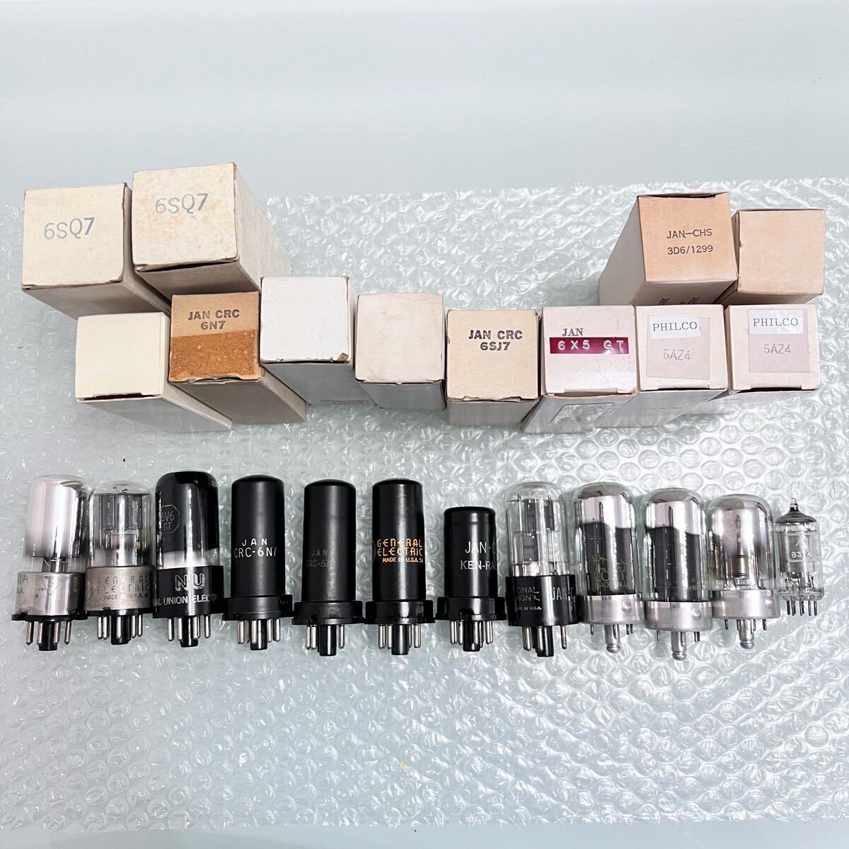 真空管SYLVANIA 3D6/1299 6SQ7GT NATIONAL UNION 6V6GT 6AX5GT PHILCO 5AZ4 ...