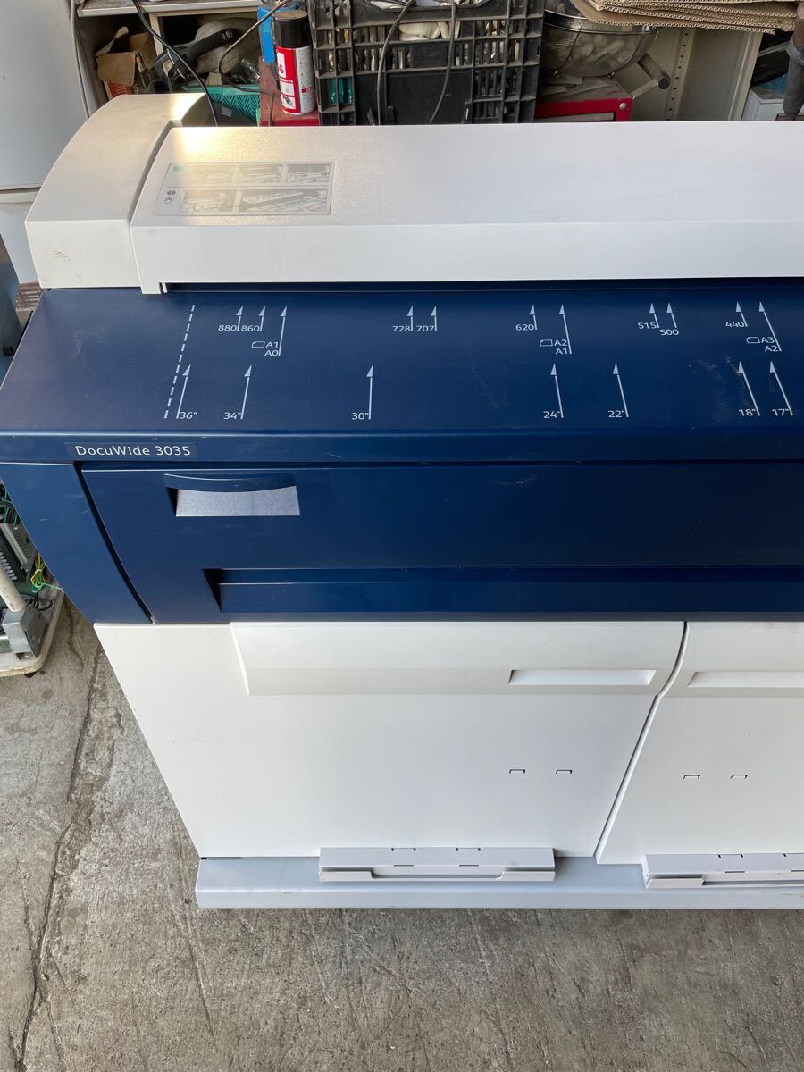FUJI xerox XEROX 富士ゼロックス 広幅複合機 DocuWide 3035 通電のみ確認 ジャンク品 返品不可 大阪現地引取限定 ...