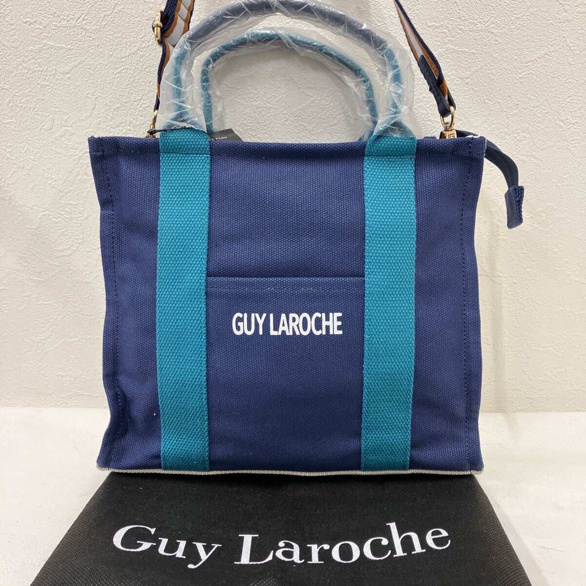 5-2485 Guy Laroche ギラロッシュ ハンドバッグ 2way キャンバス タグ付き(ハンドバッグ)｜売買されたオークション情報、yahooの商品情報をアーカイブ公開 ...