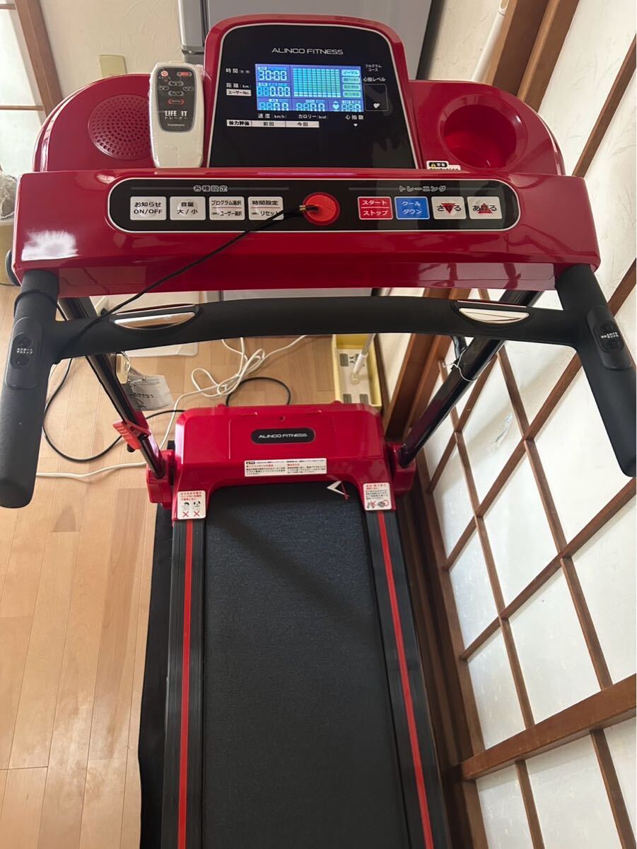 j1283 ALINCO アルインコ AFR2119 ランニングマシン 2119 電動ルームランナー マット付き(ランニングマシン ...