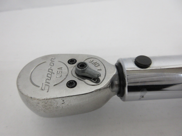 n13385-rj 品 Snap-on USA トルクレンチ QC2R1000 全長約38.5cm 差込角3/8 USA 098-250205 ...