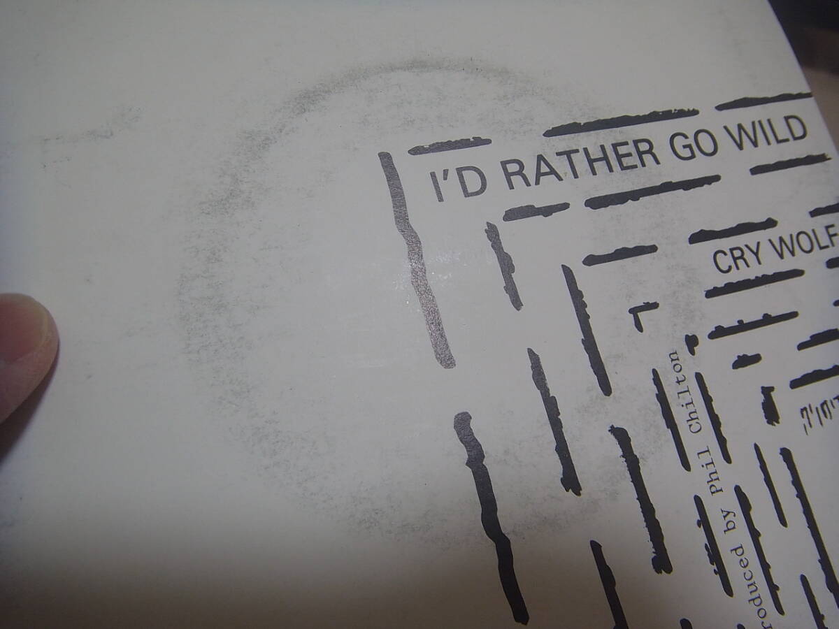 UK盤 WITCHFYNDE I'd Rather Go Wild/Cry Wolf Expulsion OUT 3 NWOBHM Iron ...