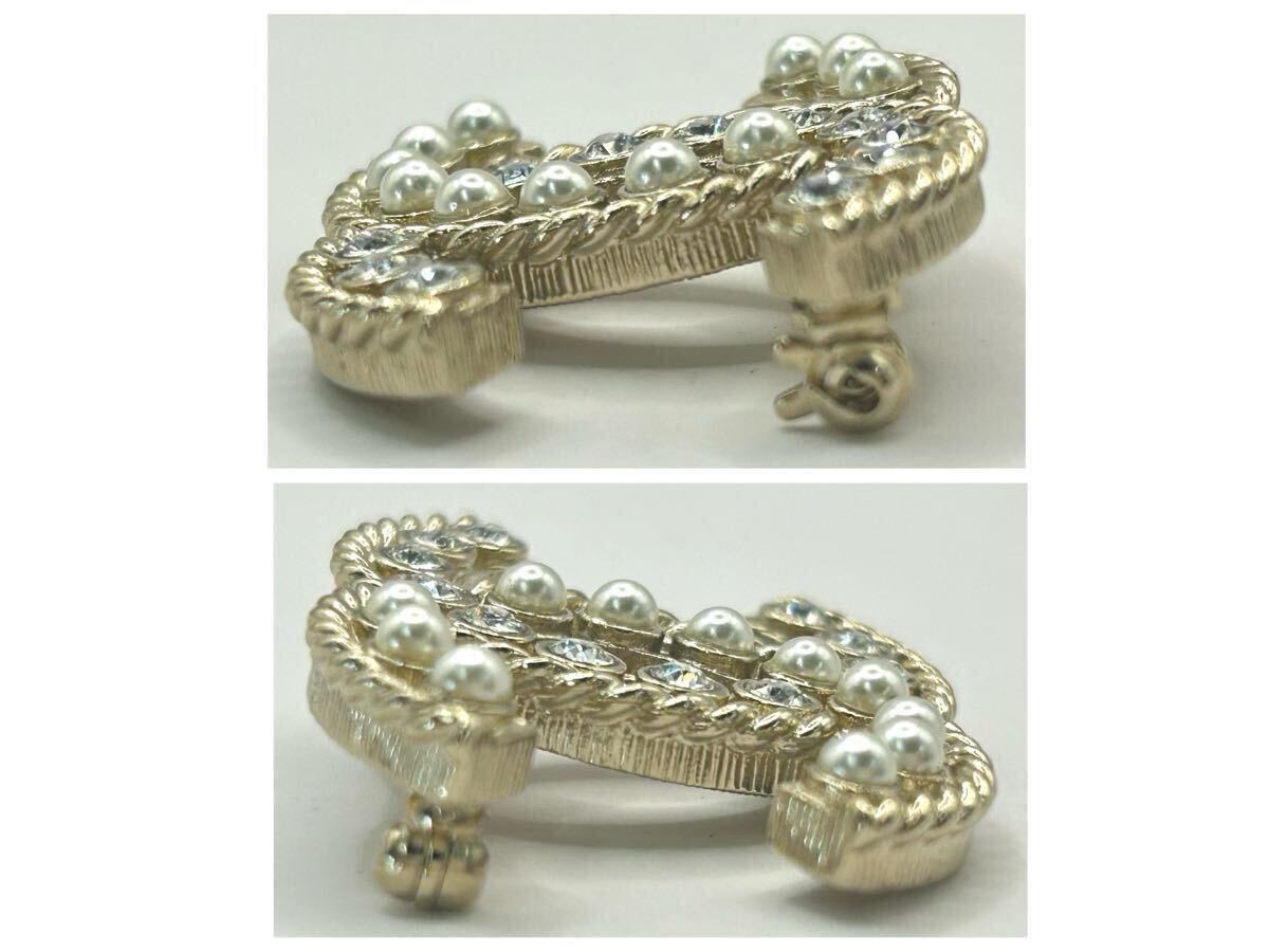 ST487 CHANEL シャネル ココマーク ブローチ ラインストーン パール ゴールドカラー 820 アクセサリー 雑貨 箱付き 約12.2g(ブローチ)｜売買されたオークション情報 ...