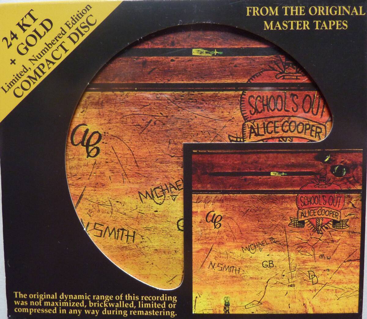 Audio Fidelity 24kt Gold Disc Alice Cooper / School's Out(Alice Cooper ...