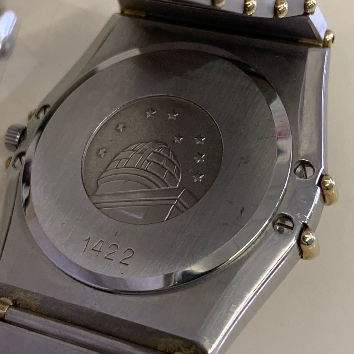 OMEGA オメガ コンステレーション ハーフバー デイト クォーツ レディース メンズ 1422 腕時計(コンステレーション)｜売買された ...