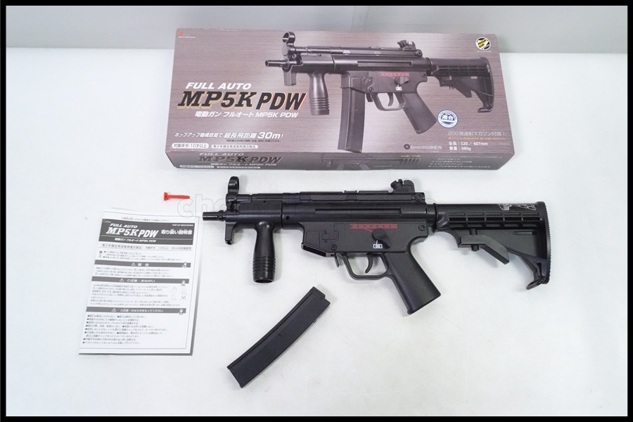 東京 クラウン MP5K PDW フルオート電動ガン 10才以上用(電動ガン)｜売買されたオークション情報、yahooの商品情報をアーカイブ ...