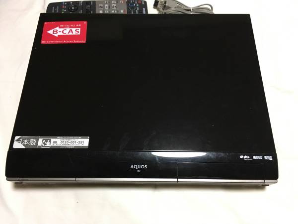 ブルーレイディスクレコーダー SHARP AQUOS BD AV 1 B(ブルーレイプレーヤー)｜売買されたオークション情報、yahooの商品情報をアーカイブ公開 - オークファン ...