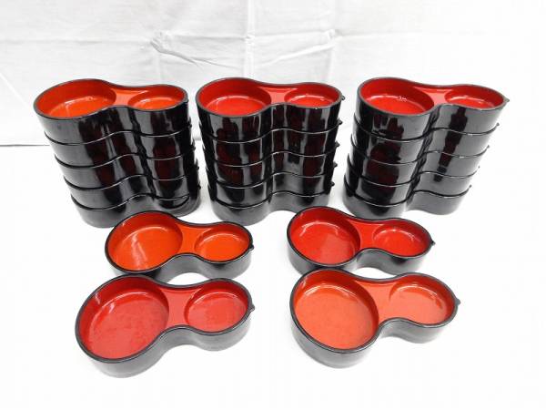 11017A プラ食器 薬味2品皿 小5.5cm 大7cm ひょうたん型 店舗向(和食器)｜売買されたオークション情報、yahooの商品情報を ...