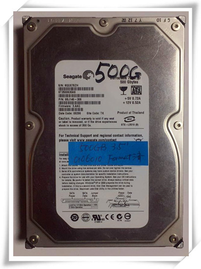 一円START Seagate ST3500630AS 500GB 0106010(500GB～)｜売買されたオークション情報、yahooの ...