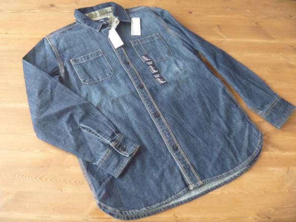 GAP KIDS デニムシャツ 150 送料164円 ネイビー 長袖(長袖シャツ)｜売買されたオークション情報、yahooの商品情報をアーカイブ公開 - オークファン（aucfan.com）