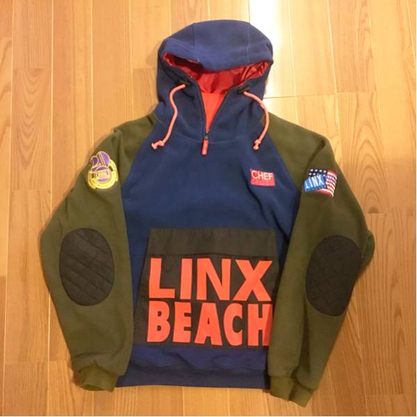 LINX BEACH フリース snow beach polo 92 93(パーカ)｜売買されたオークション情報、yahooの商品情報を ...