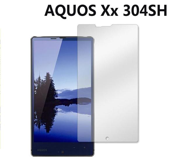 SoftBank AQUOS Xx 304SH 強化ガラス 液晶保護フィルム 9H 業界最薄0.3mmのガラスを採用 2.5D ラウンドエッジ ...
