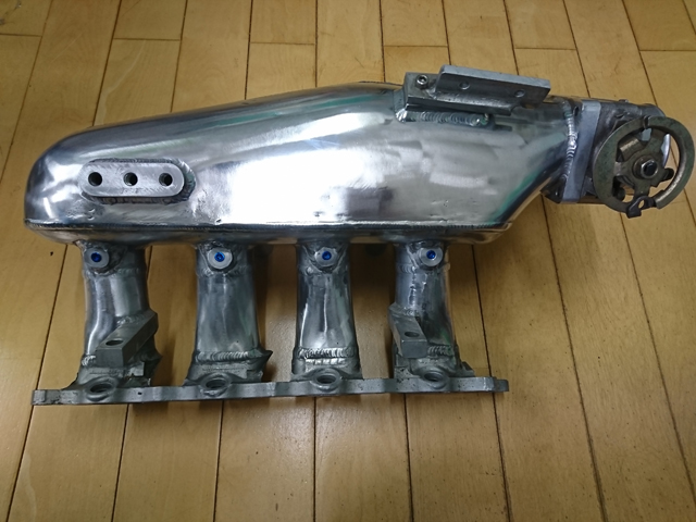 JUN GTサージタンク 4G63用 インマニ ランエボ4 9CN9A CP9A CT9A パルサースロットル付き(エンジン部品)｜売買された ...