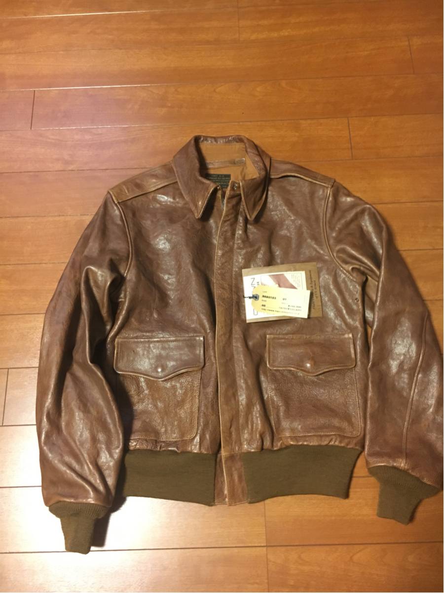 バズリクソンズ buzz ricksons a-2 a2 40 br80185 A-2 フライトジャケット(40インチ)｜売買されたオークション情報、yahooの商品情報をアーカイブ公開 ...