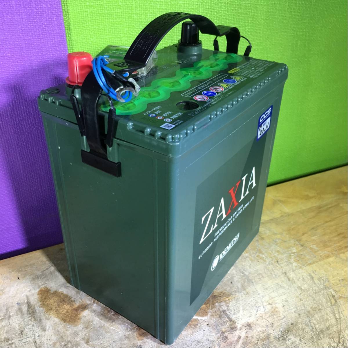 出光 idemitsu ZAXIA ZX-B19L ライブモニター付き 335cca 不要カーバッテリー無料回収 No.0815(L)｜売買さ ...