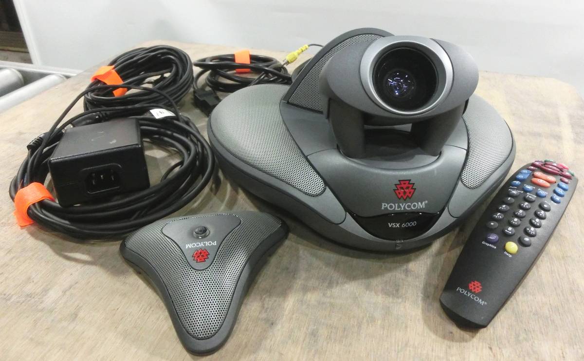 POLYCOM テレビ会議システム VSX6000 ポリコム 1週間保証 H17081112(テレビ電話)｜売買されたオークション情報、yahooの商品情報をアーカイブ公開 - オークファン ...