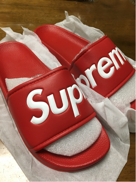 26cm US8 Supreme Sandals サンダル red 赤(その他)｜売買されたオークション情報、yahooの商品情報をアーカイブ ...