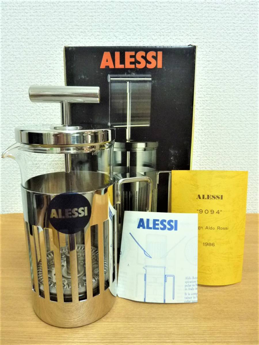 ALESSI アレッシィ 9094/3 プレスフィルターコーヒーメーカー 3カップ用(コーヒーメーカー一般)｜売買されたオークション情報 ...