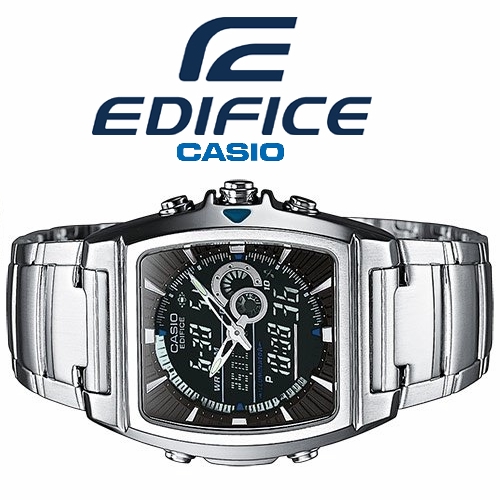 1円 CASIO EDIFICE ブラック 腕時計 温度＆多機能 クロノグラフ ワールドタイムパーペチャル CASIO EDIFICE EFA ...