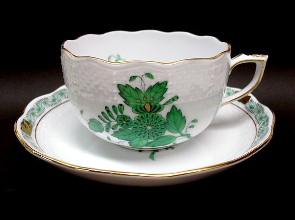3QV 売切 ヘレンド ハンガリー アポニーグリーン カップ＆ソーサー インドの華 724/AV 5 -現品限り(ヘレンド)｜売買されたオークション情報、yahooの商品情報をアーカイブ公開 ...